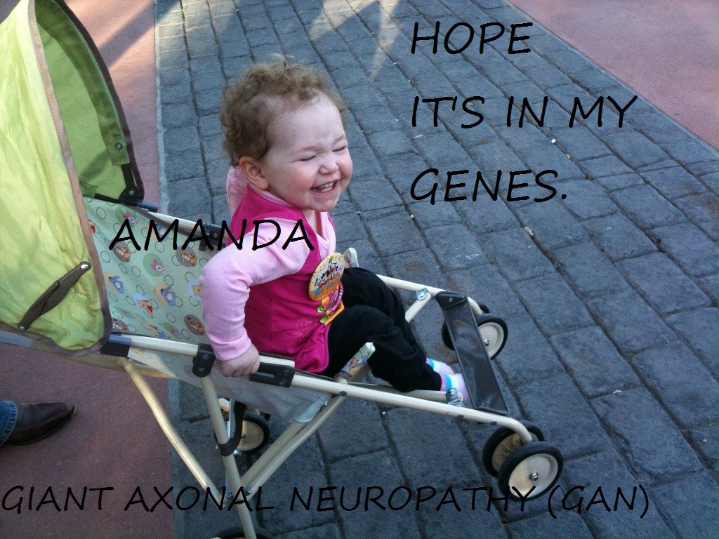 DNA Testing in Europe Confirms that Amanda Suffers From Giant Axonal ...