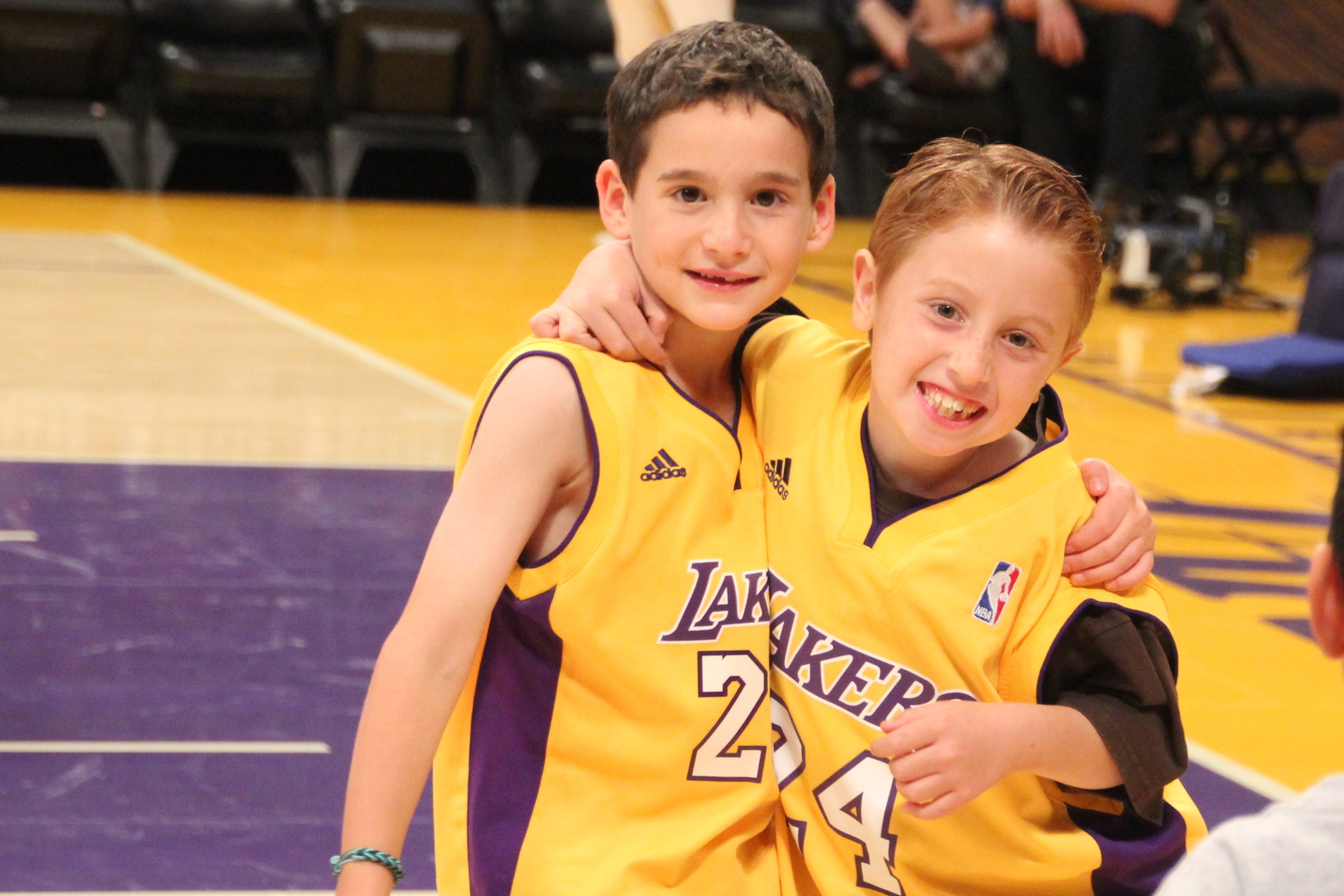 "Chocolate Bar" Boys Meet the Lakers! - Global Genes
