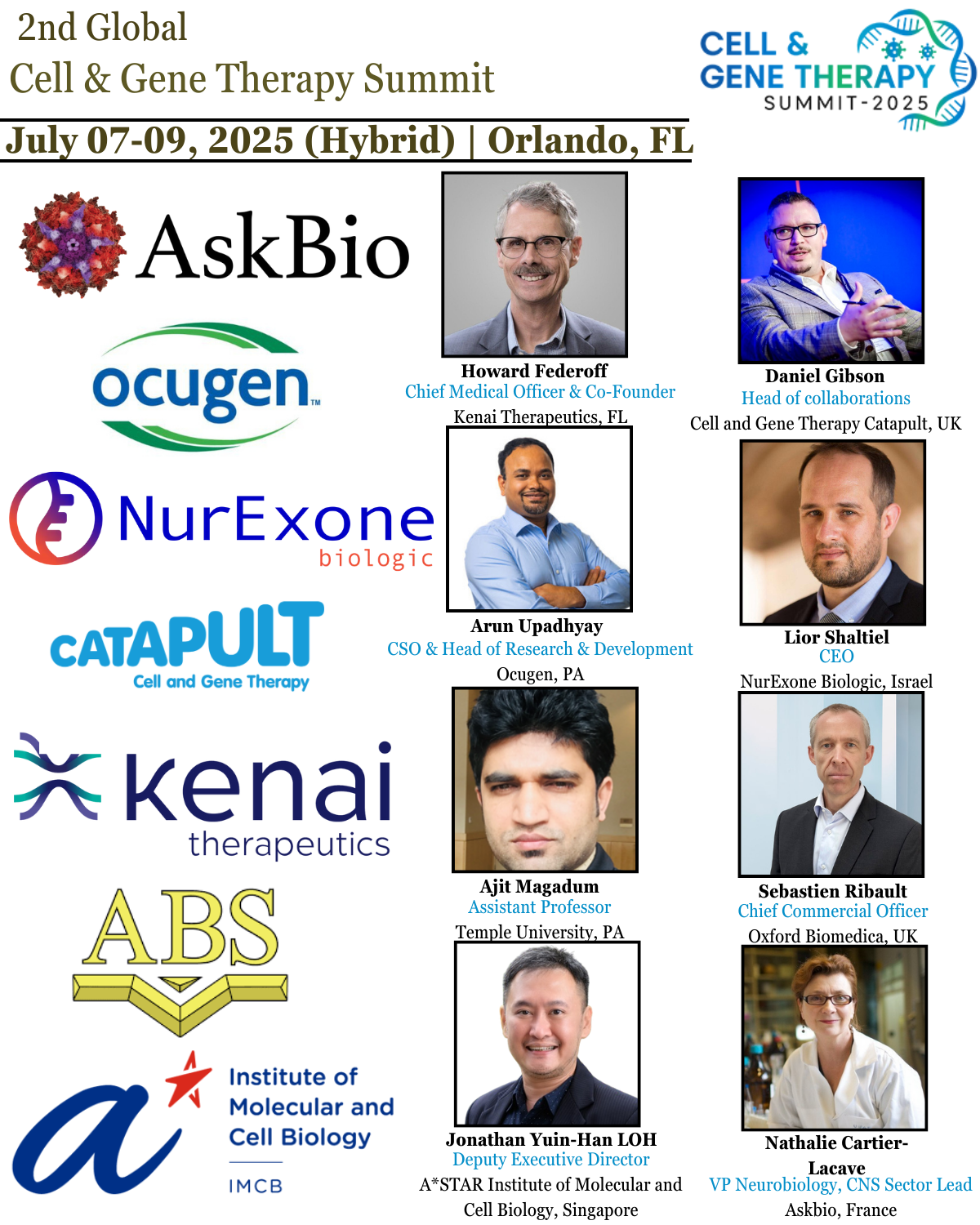 2nd Global Cell and Gene Therapy Summit - Global Genes