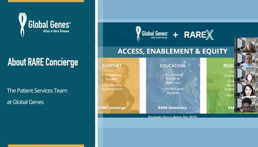 RARE Concierge: Global Genes Patient Services - Global Genes